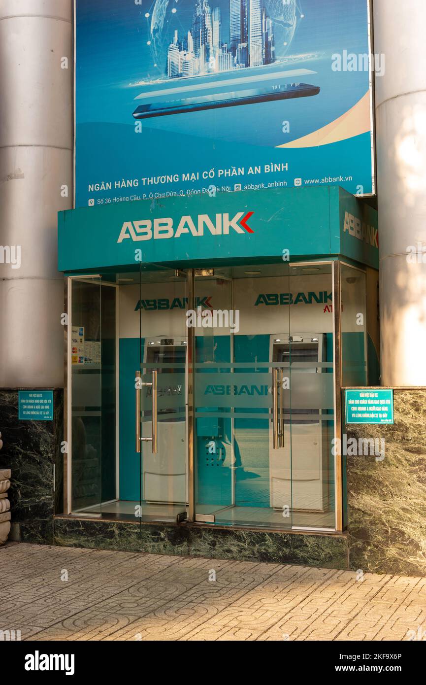 AB Bank Automated Teller machines, Ho Chi Minh City, Vietnam Stock ...