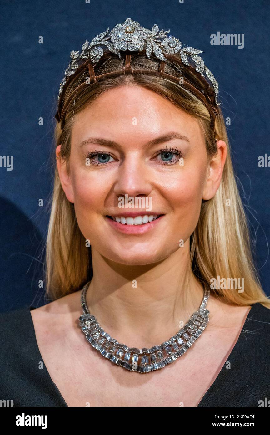 London, UK. 17th Nov, 2022. A Fine 19th Century Diamond Tiara ...