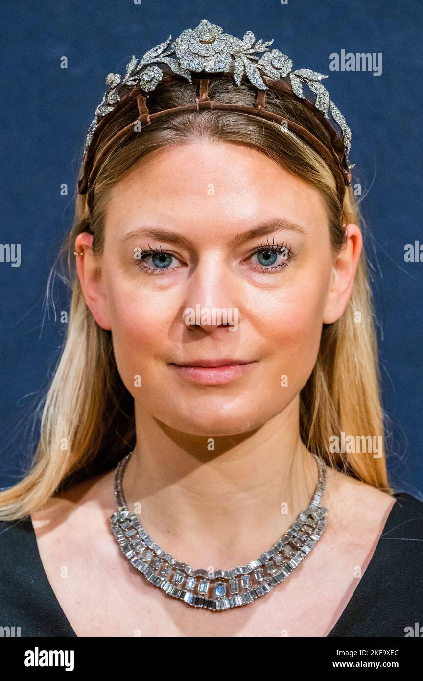London, UK. 17th Nov, 2022. A Fine 19th Century Diamond Tiara ...