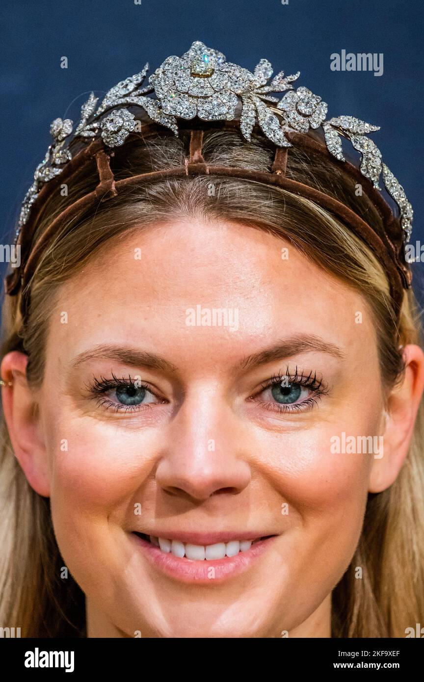 London, UK. 17th Nov, 2022. A Fine 19th Century Diamond Tiara ...
