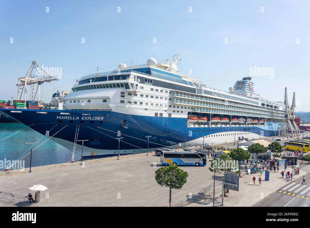 Marella Explorer cruise ship berthed in Port of Koper, Koper, Slovene ...