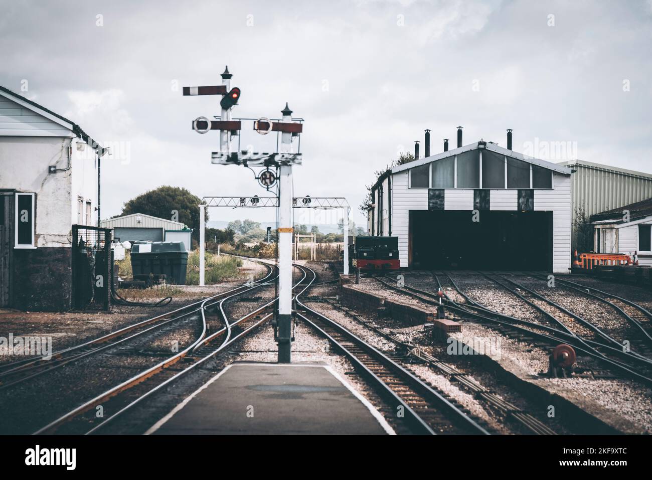 Narrow gauge light railway in New Romney, Kent Stock Photo - Alamy