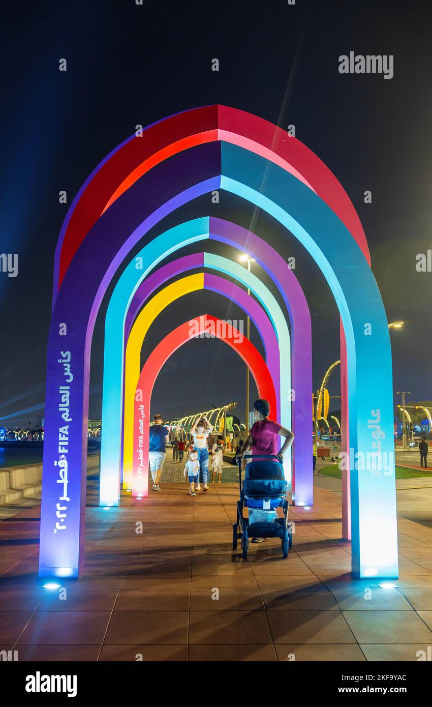 FIFA World Cup Qatar 2022 celebration Lights in Qatar 2022 Also ...