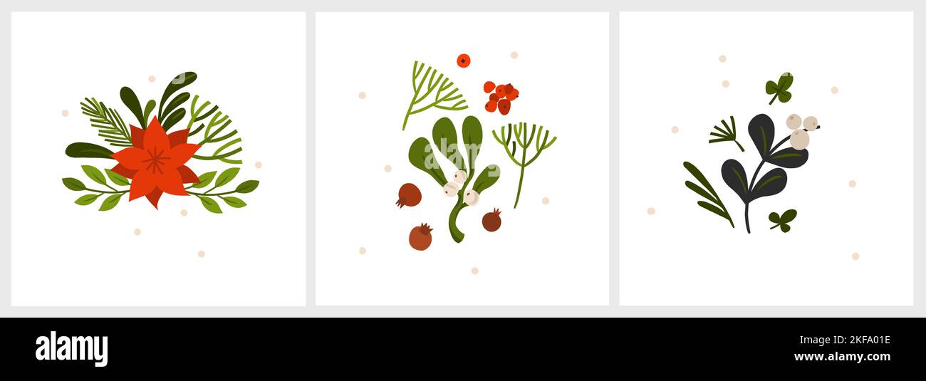 Hand drawn vector abstract graphic Merry Christmas and Happy new year ...