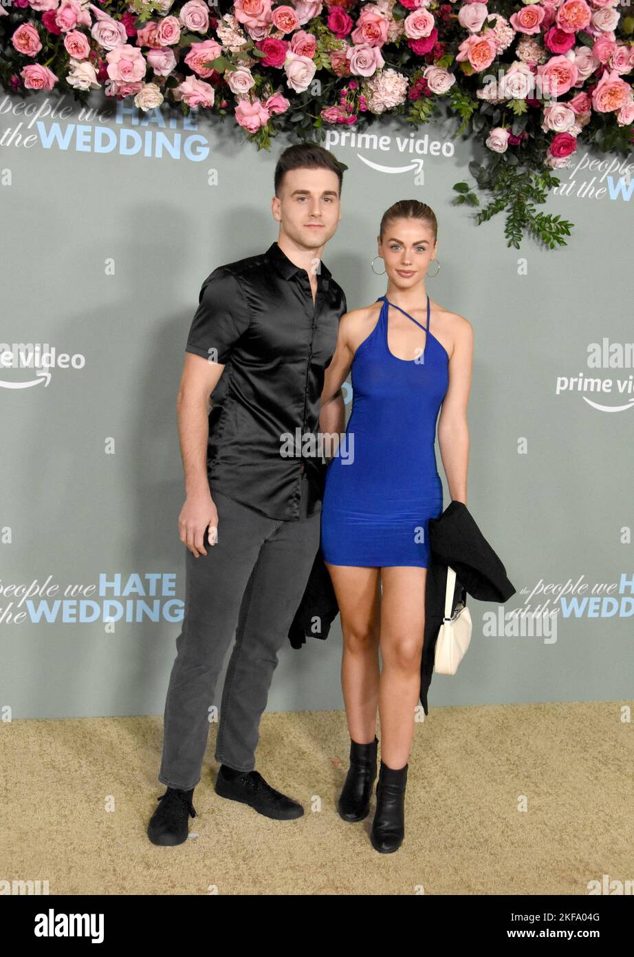 Los Angeles, California, USA 16th November 2022 Tal Fishman and Maddie ...