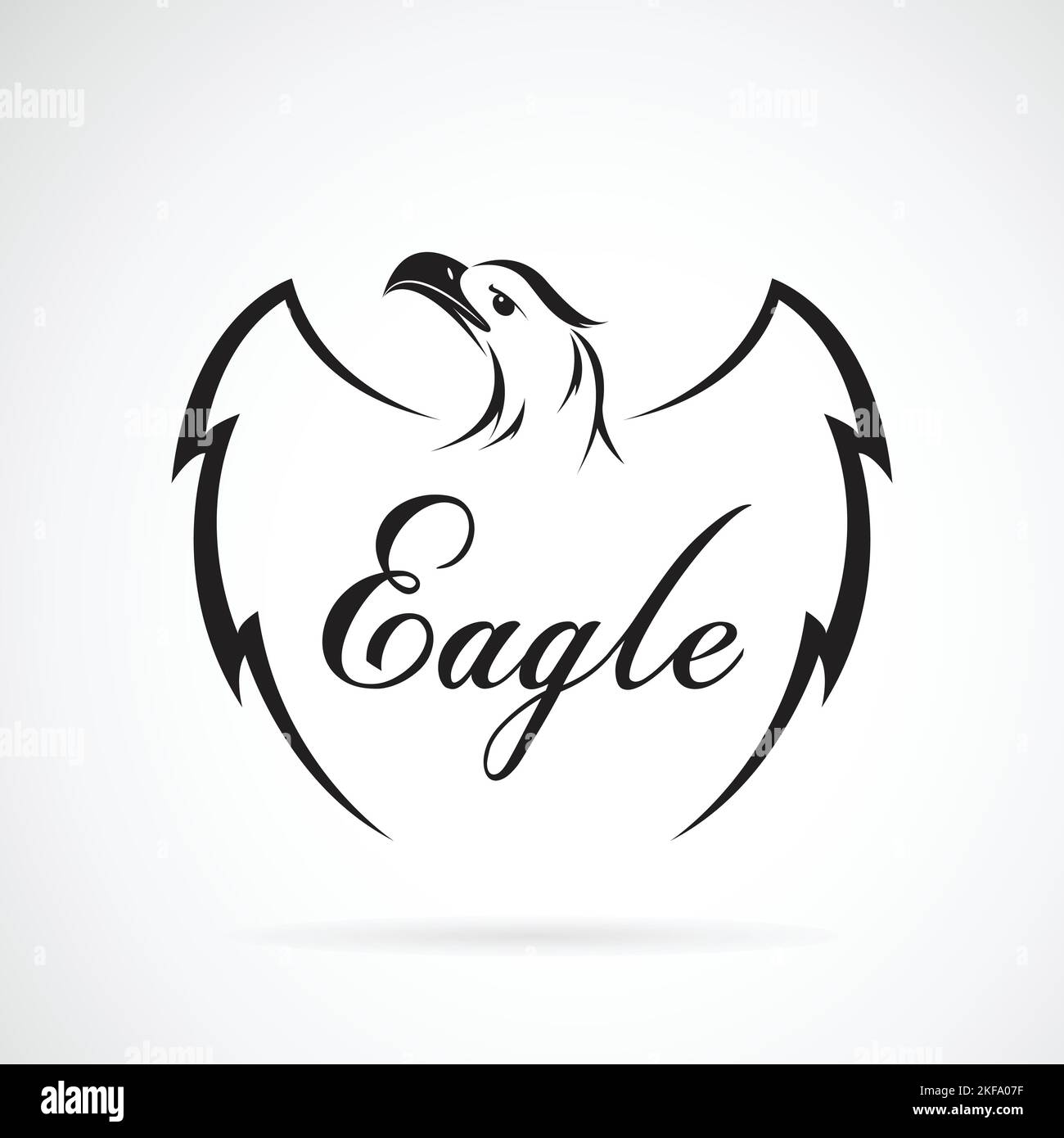 Vector of eagle design on white background. Vector eagle for your ...
