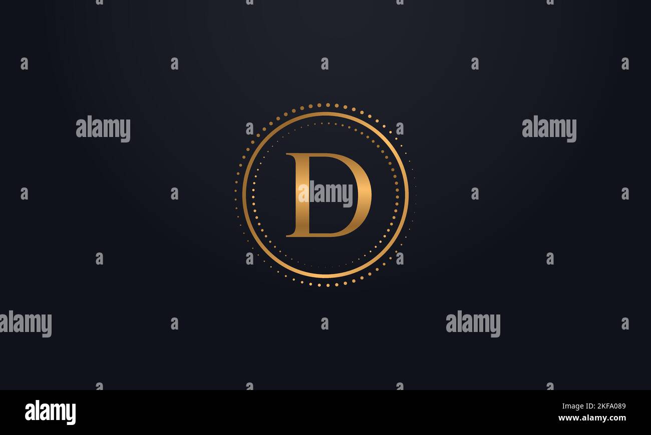 Dot circle logo and dot circle tech symbol with letters and technology ...