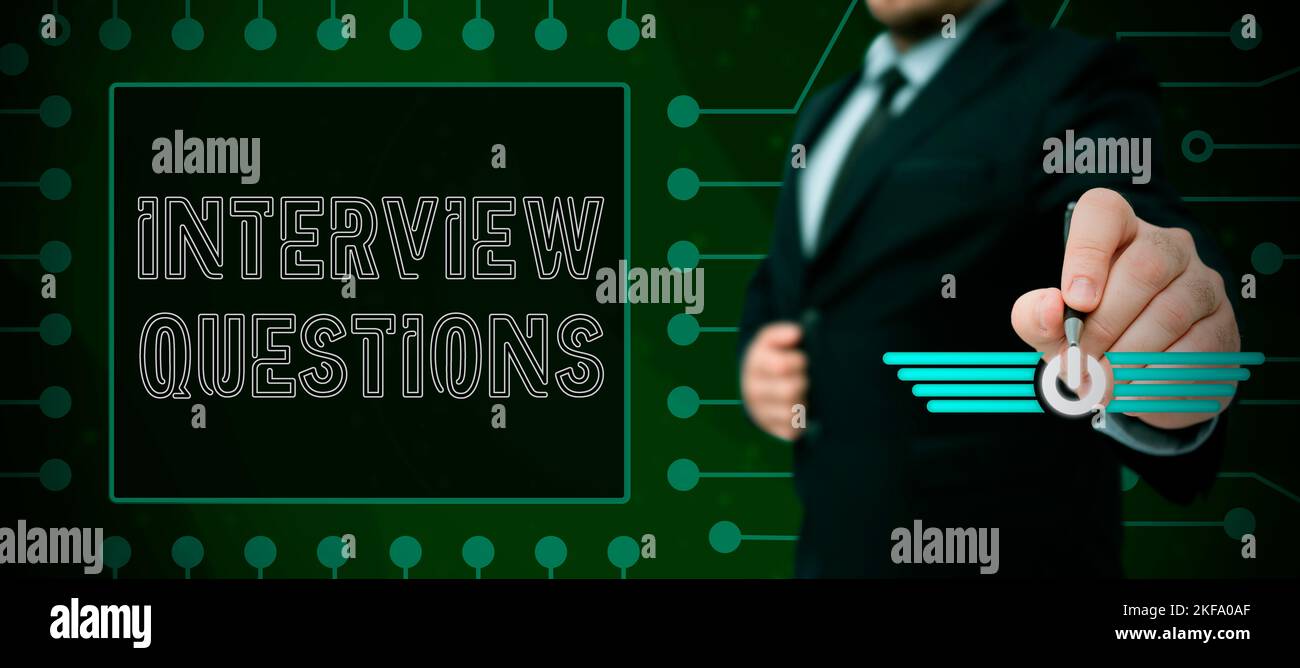 Text caption presenting Interview Questions. Internet Concept Typical ... Text caption presenting Interview Questions. Internet Concept Typical ...