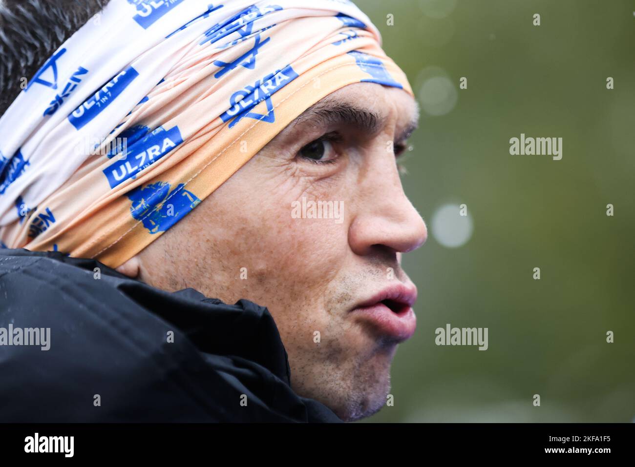 Kevin Sinfield on day five of the Ultra 7 in 7 Challenge from Stokesley ...