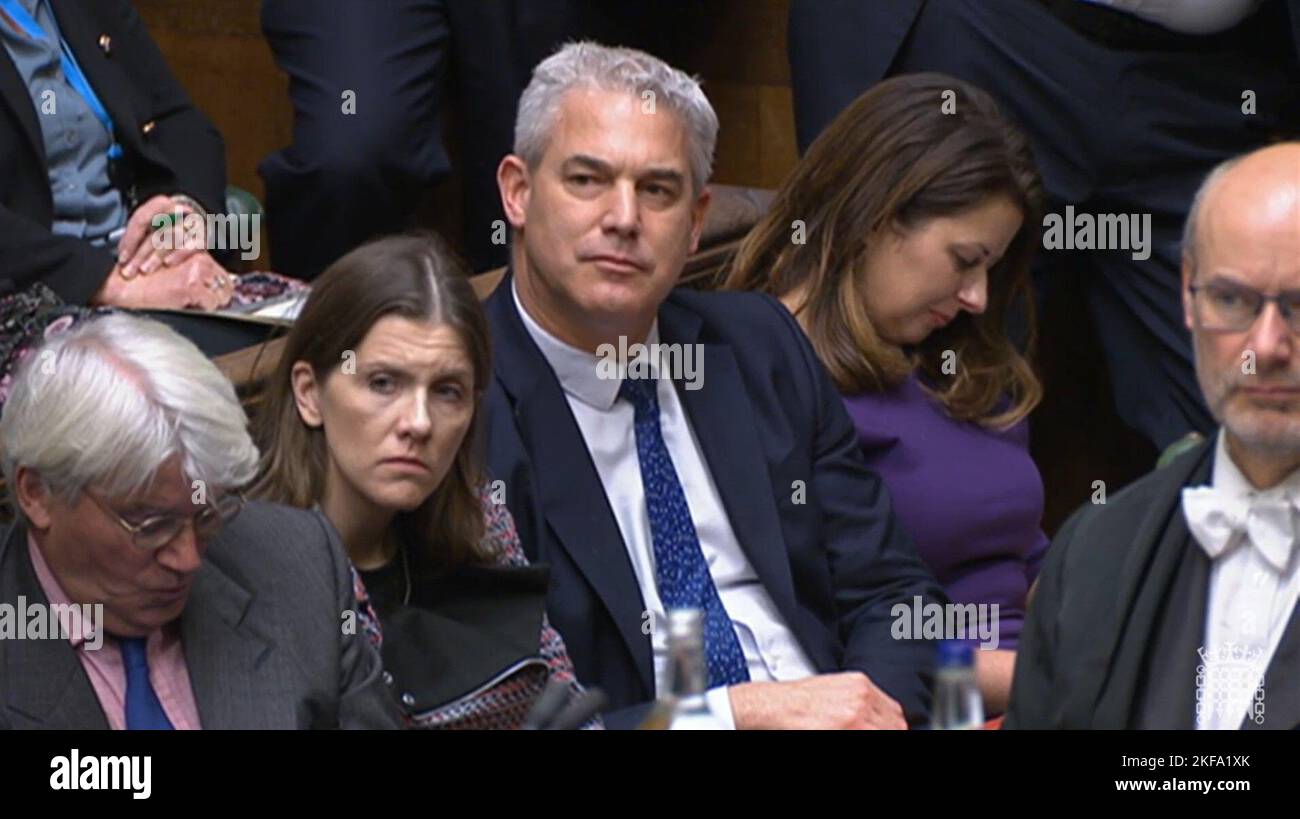 Health secretary hunt delivers statement to the house of commons hi-res ...