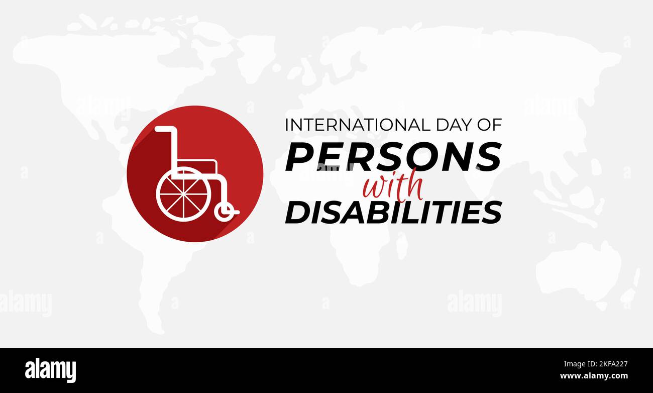 International Day of Persons with Disabilities Background Illustration ...
