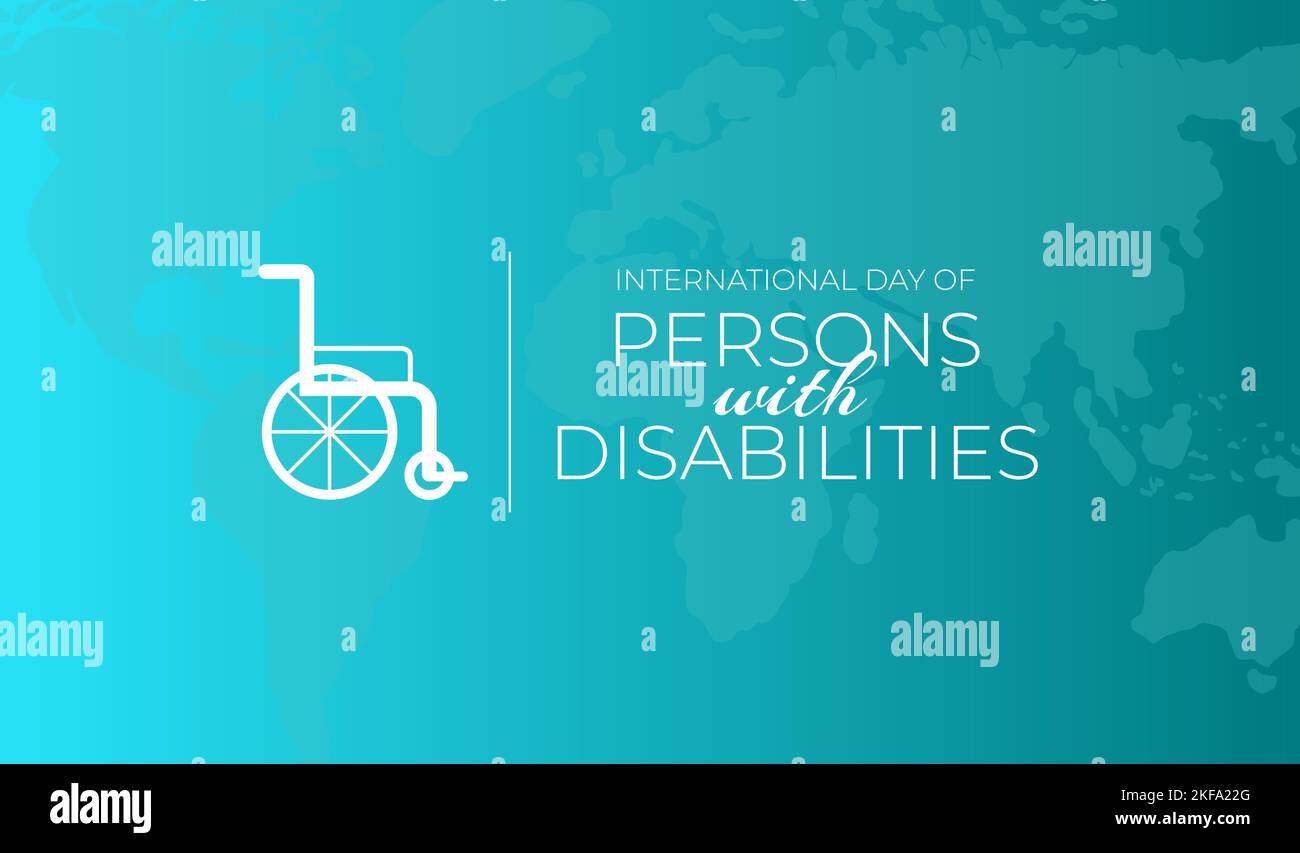 Teal International Day of Persons with Disabilities Background ...