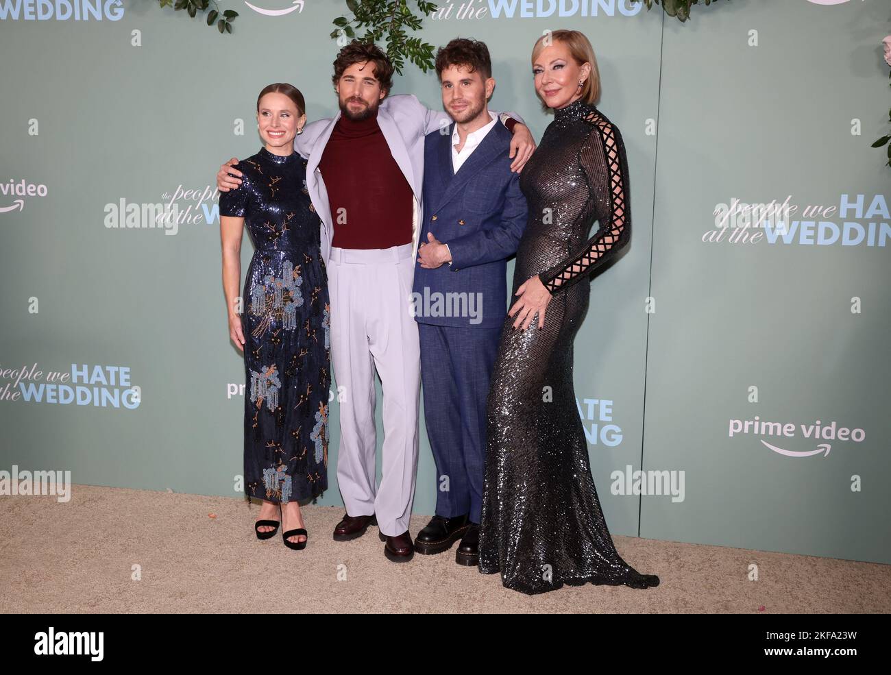 Los Angeles, Ca. 16th Nov, 2022. Kristen Bell, Dustin Milligan, Ben ...