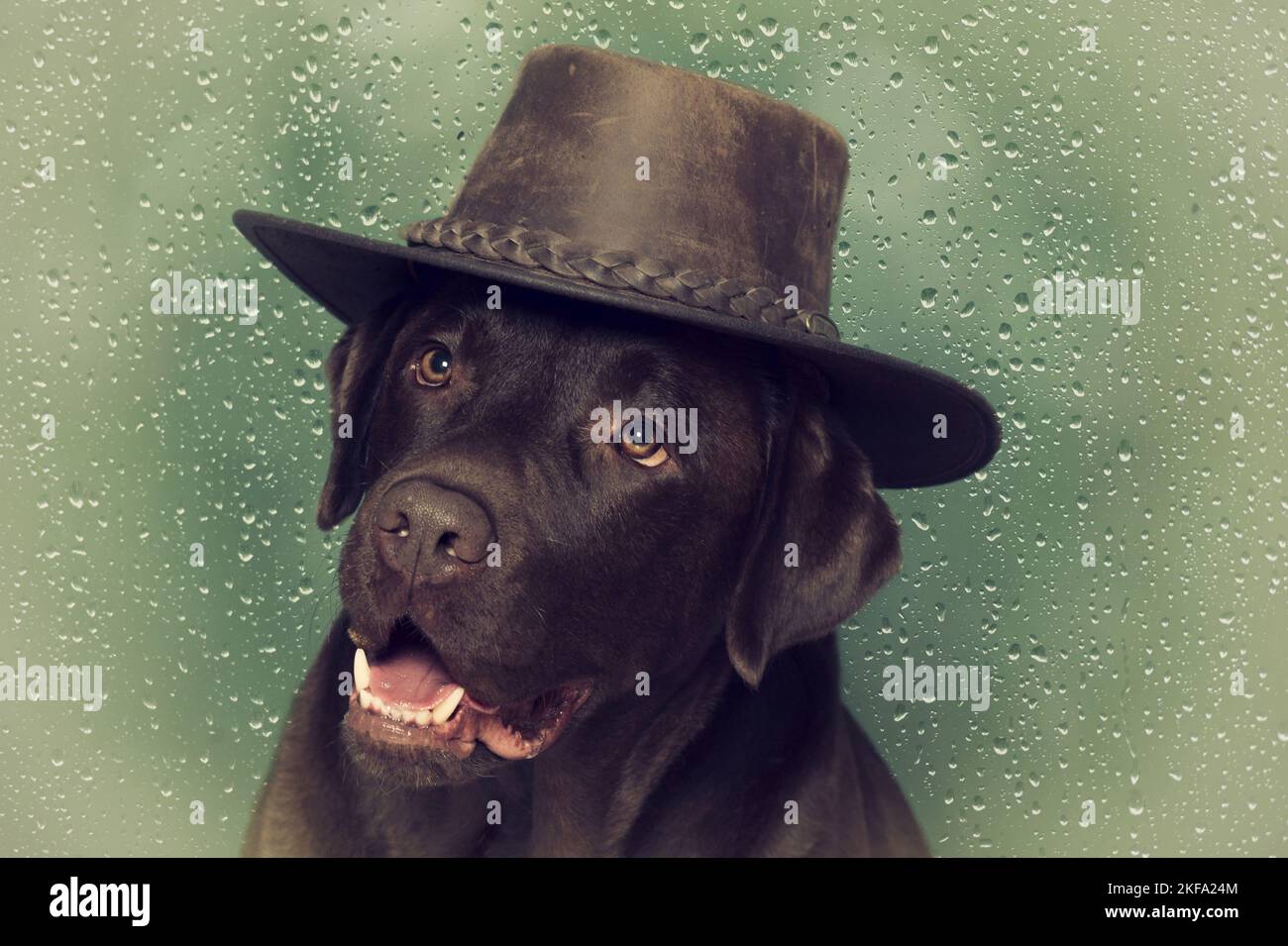 Labrador retriever rain hi-res stock photography and images - Alamy