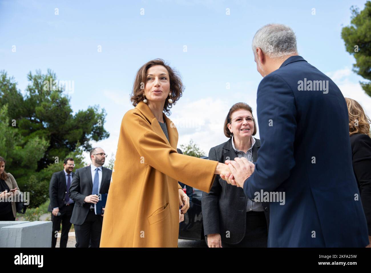 Unesco director general audrey azoulay hi-res stock photography and ...