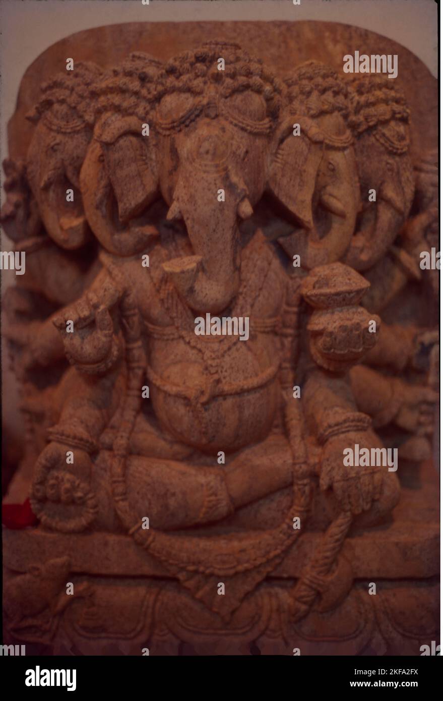 Five Headed Ganesh Idol, Stone Carved Statue, India Stock Photo - Alamy