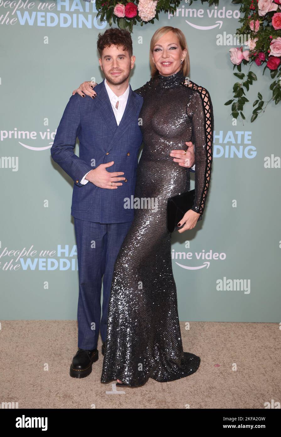 16 November 2022 -Los Angeles, California - Allison Janney, Ben Platt ...