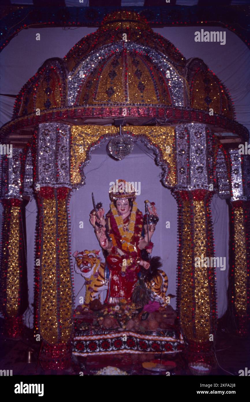 Indian goddess amba hi-res stock photography and images - Alamy