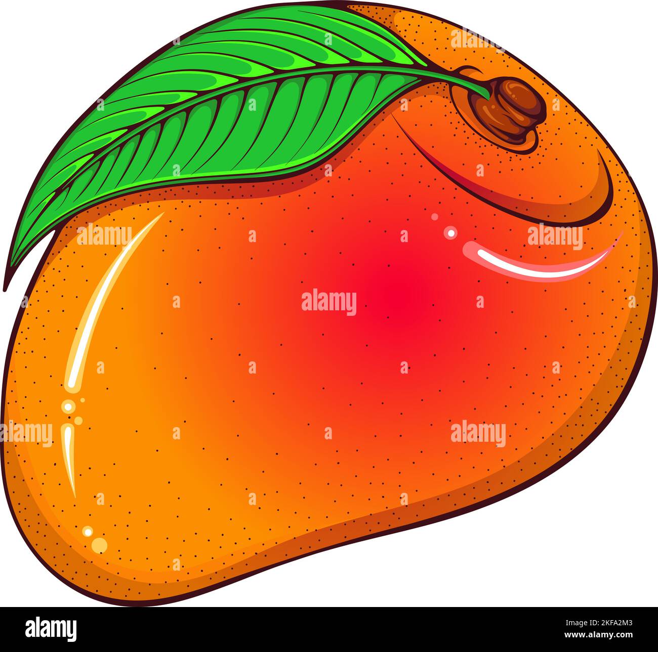 Whole mango color Stock Vector Image & Art - Alamy