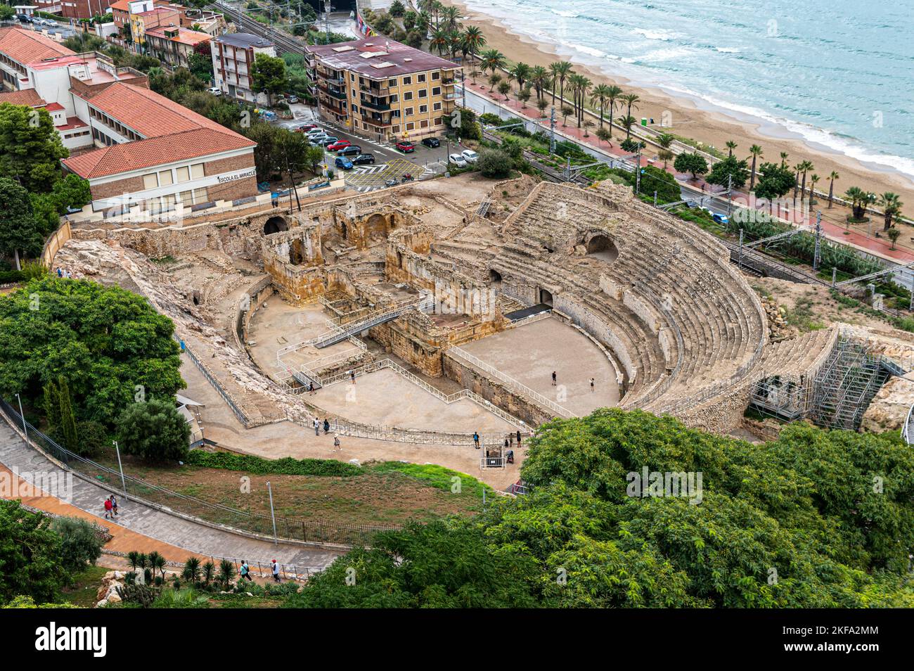 Roman amphitheatre Tarragona Spain Stock Photo - Alamy
