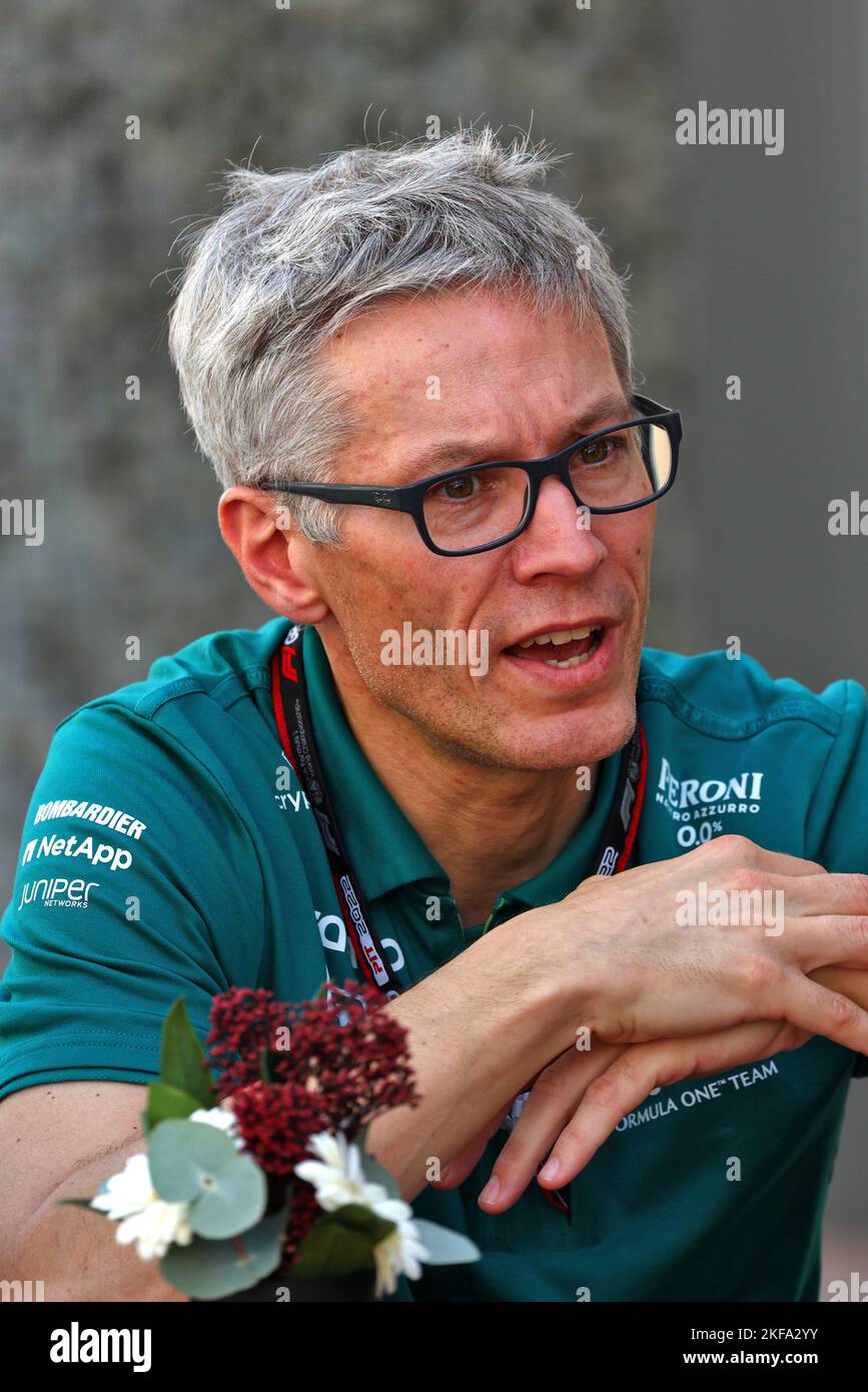 Abu Dhabi, UAE. 17/11/2022, Mike Krack (LUX) Aston Martin F1 Team, Team ...