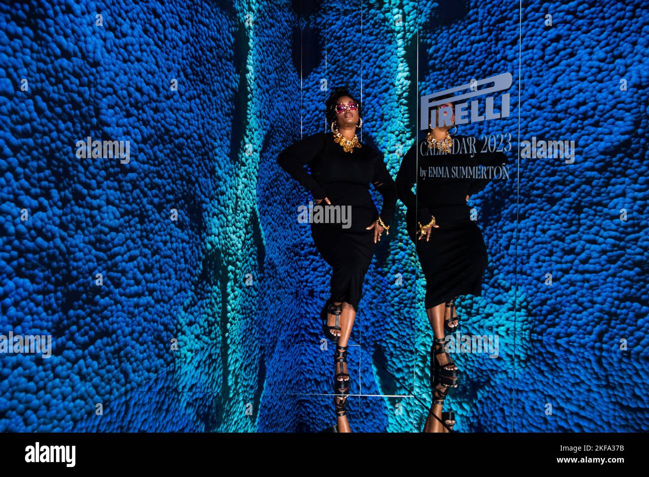 Milan, Italy, 16/11/2022, Precious Lee Pirelli Calendar 2023 ...