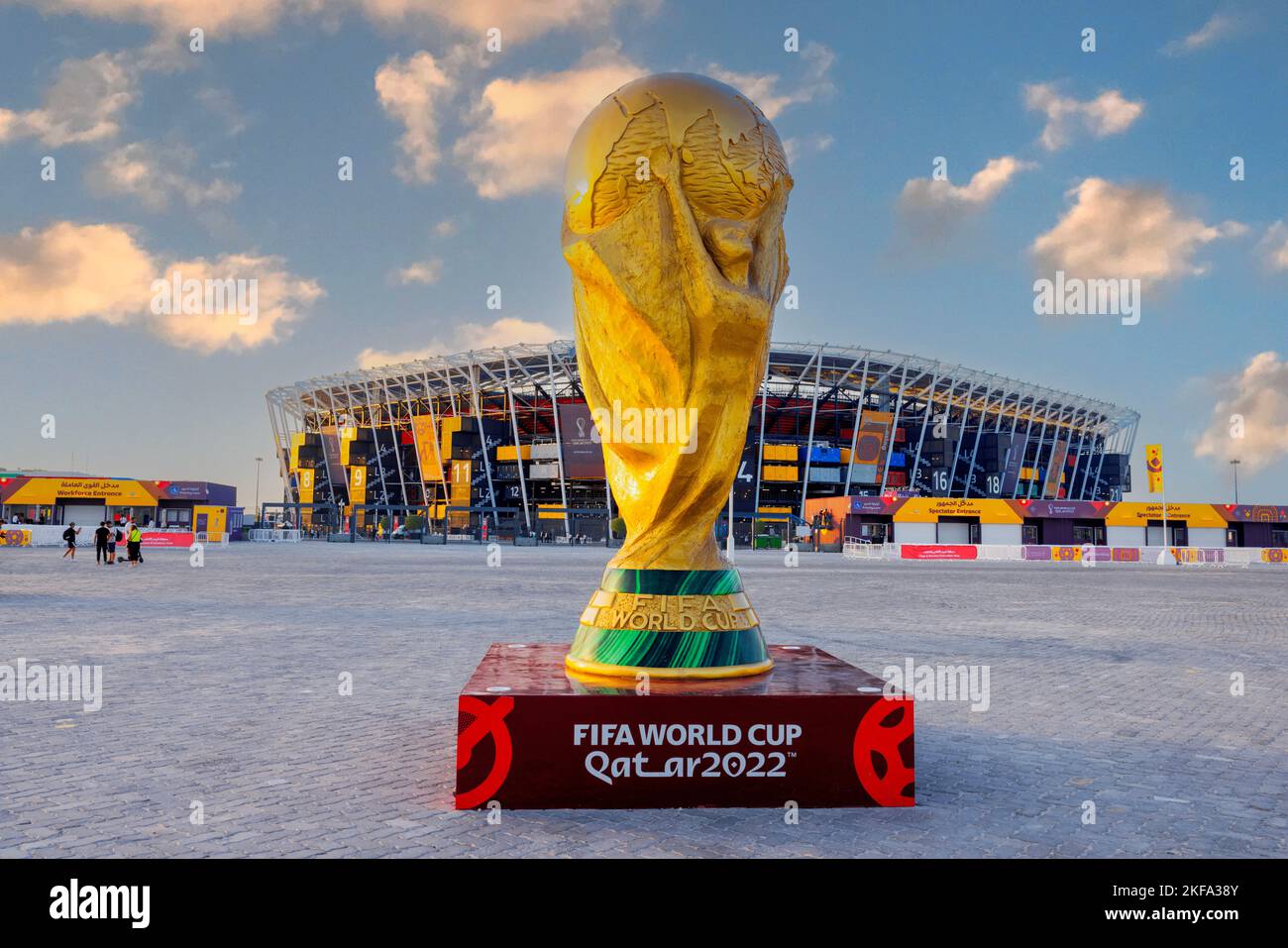 Stadium 974 one of the venue of Qatar 2022 FIFA world cup football as ...