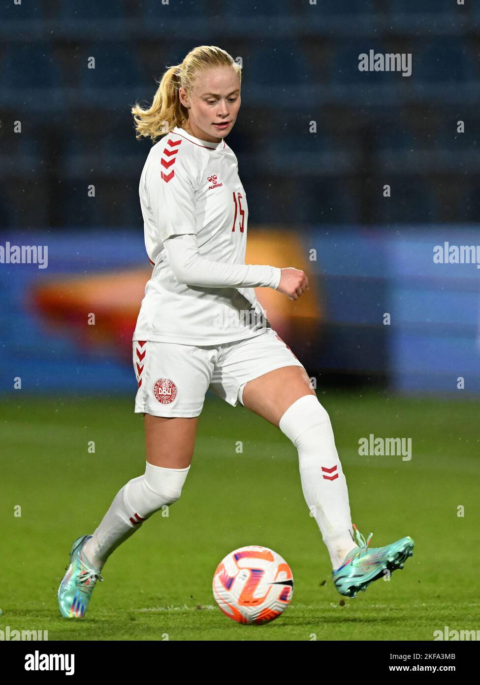 ZWOLLE - Kathrine Moller Kuhl of Denmark women during the friendly ...