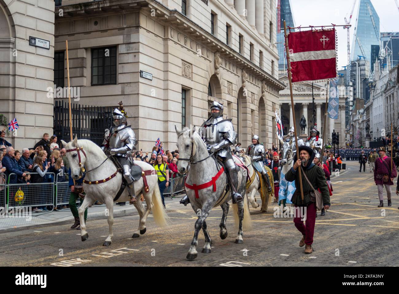 WORSHIPFUL COMPANY OF ARMOURERS & BRASIERS at the Lord Mayor's Show ...