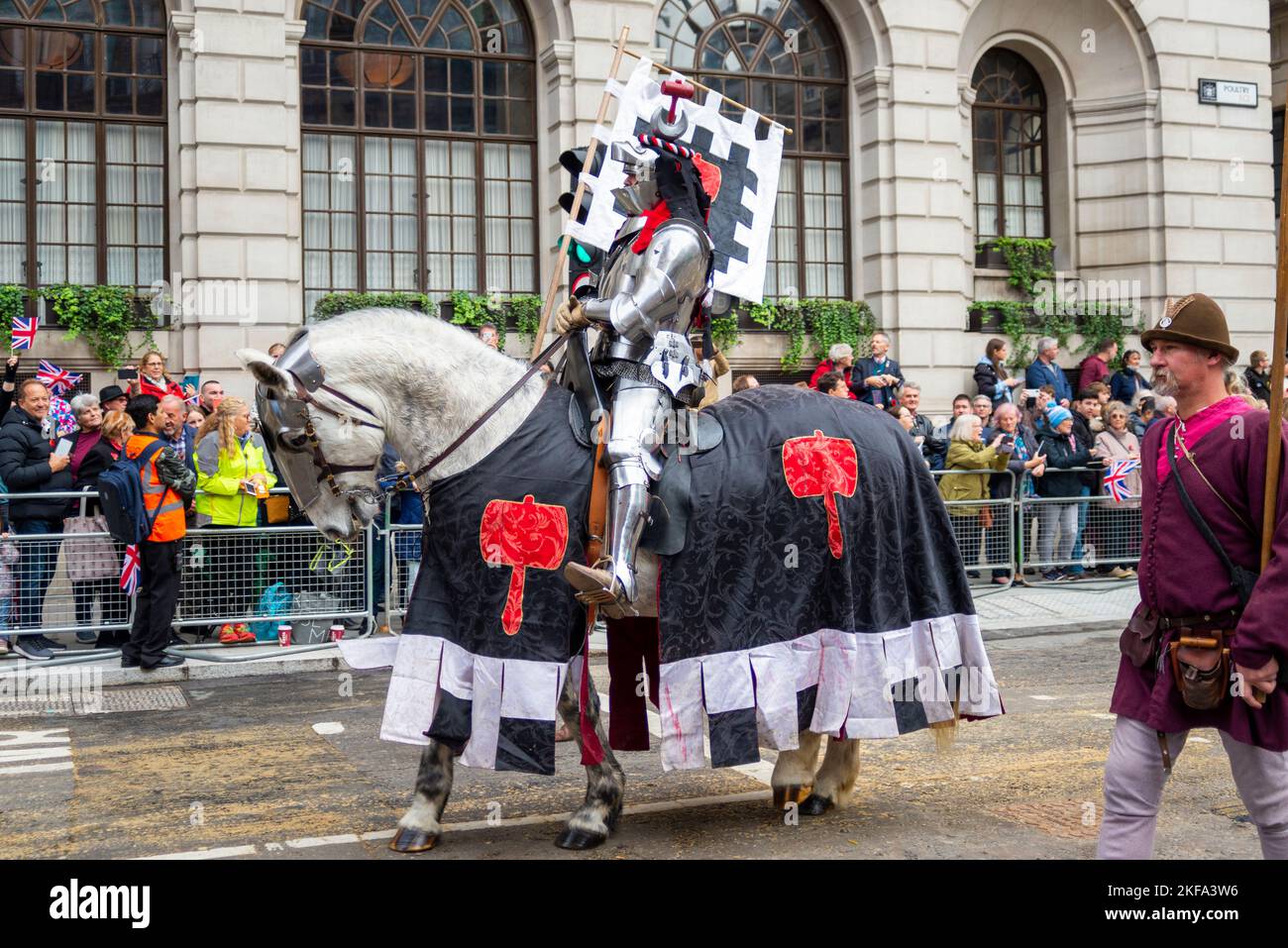 WORSHIPFUL COMPANY OF ARMOURERS & BRASIERS at the Lord Mayor's Show ...