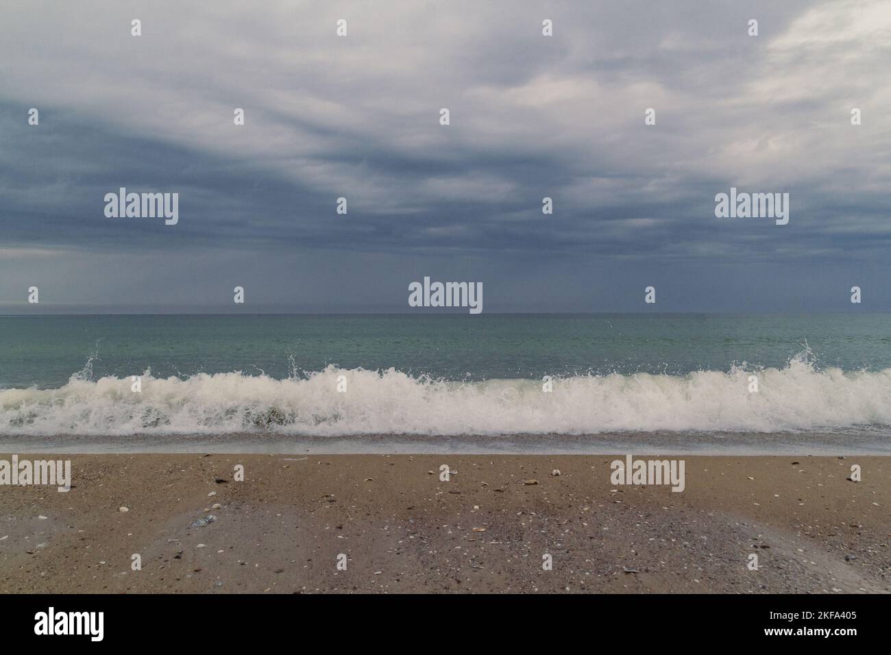 Waterside landscape photo. Ocean view. Beautiful nature scenery ...