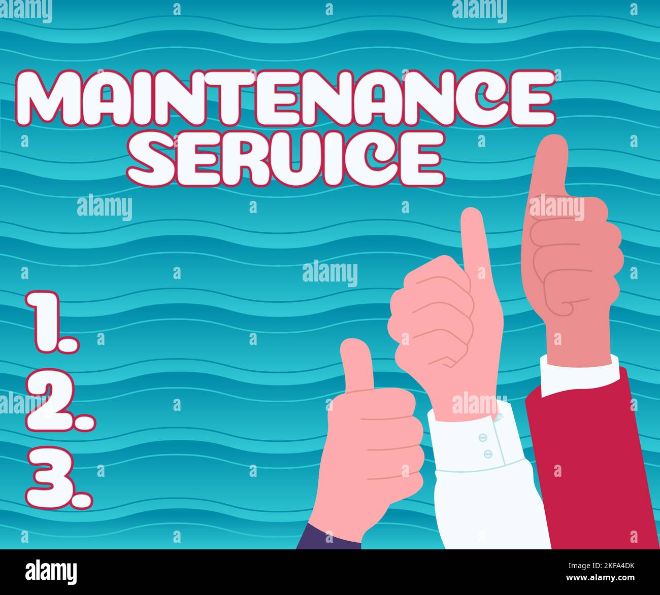 Conceptual caption Maintenance Service. Internet Concept Keep a Product ...