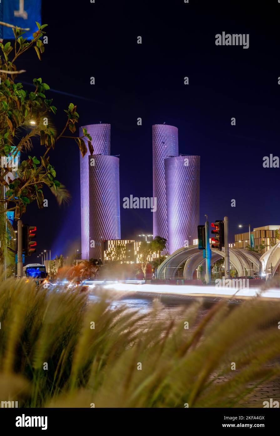 FIFA World Cup Qatar 2022 hosted by Lusail City Lights in Qatar 2022 ...