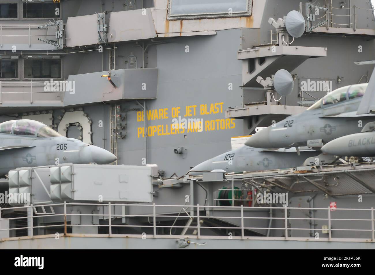 USS GERALD R FORD Stock Photo - Alamy