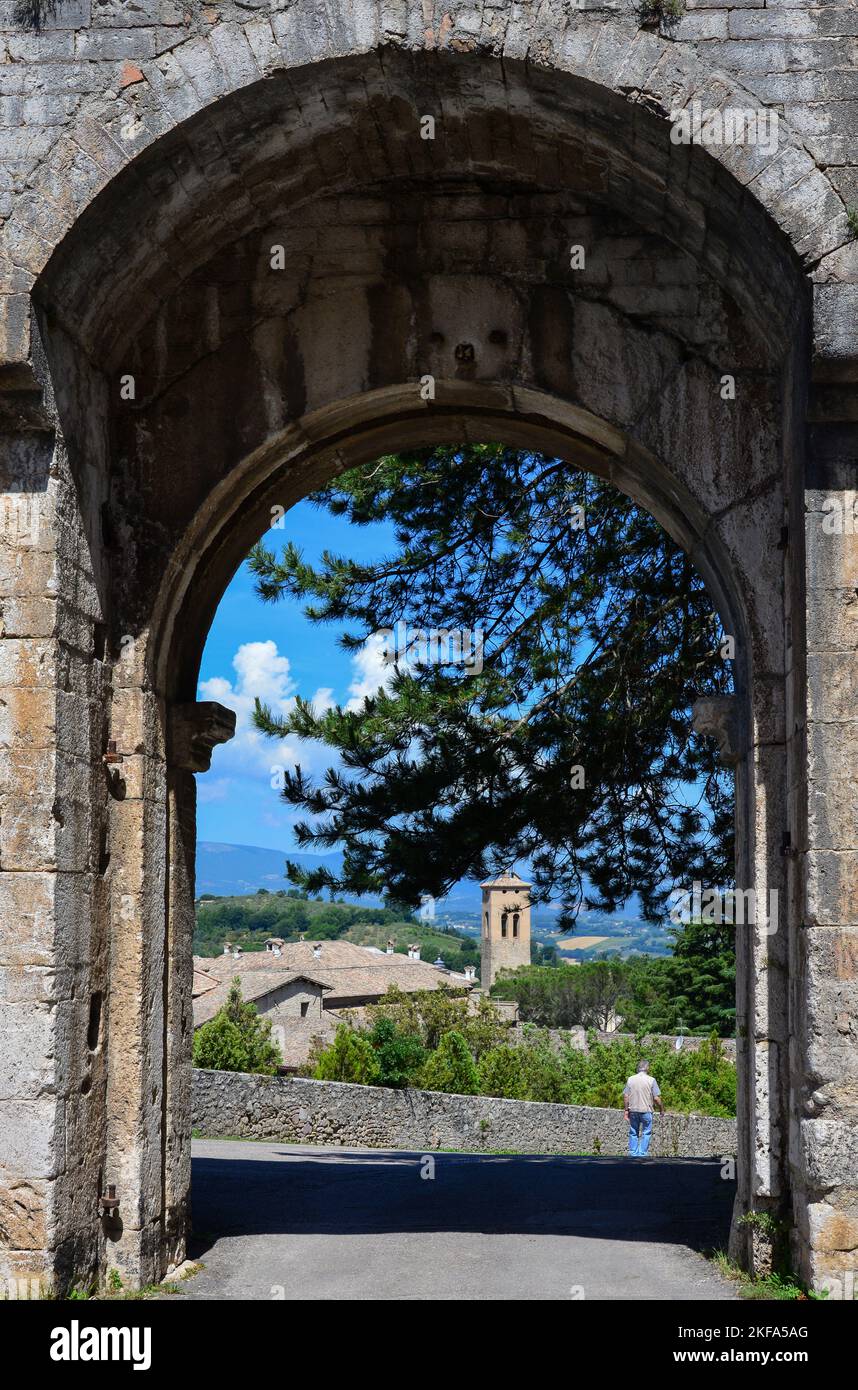 Spoleto (Italy) - The charming medieval village in Umbria region with ...