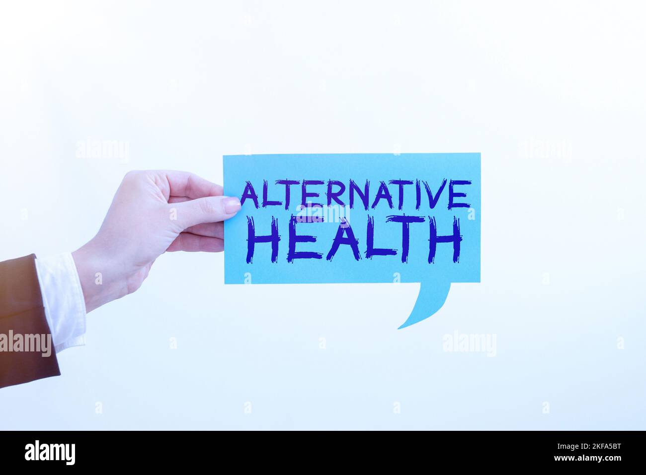 Text sign showing Alternative Health. Business approach medical ...