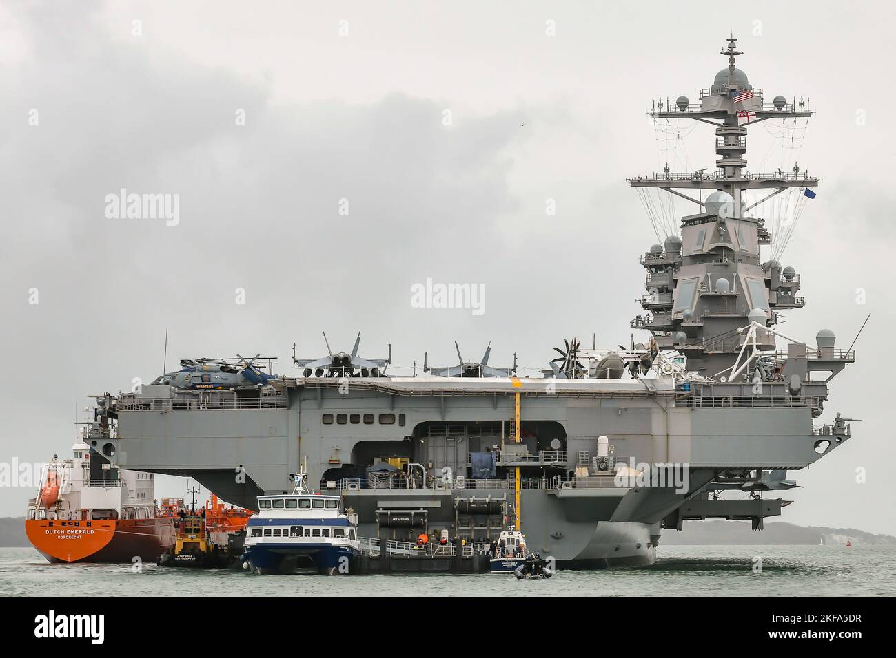 USS GERALD R FORD Stock Photo - Alamy