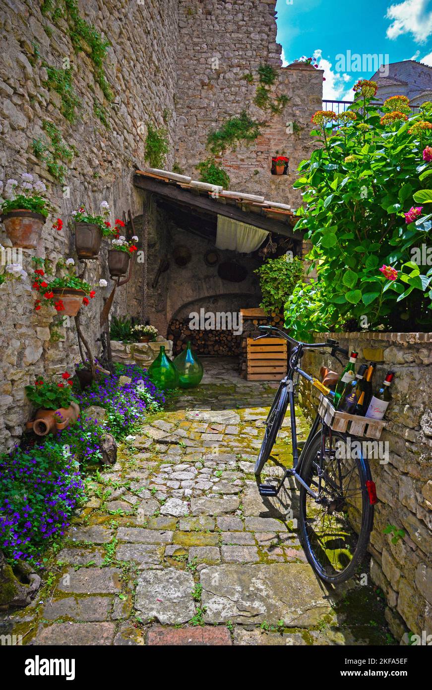 Spoleto (Italy) - The charming medieval village in Umbria region with ...
