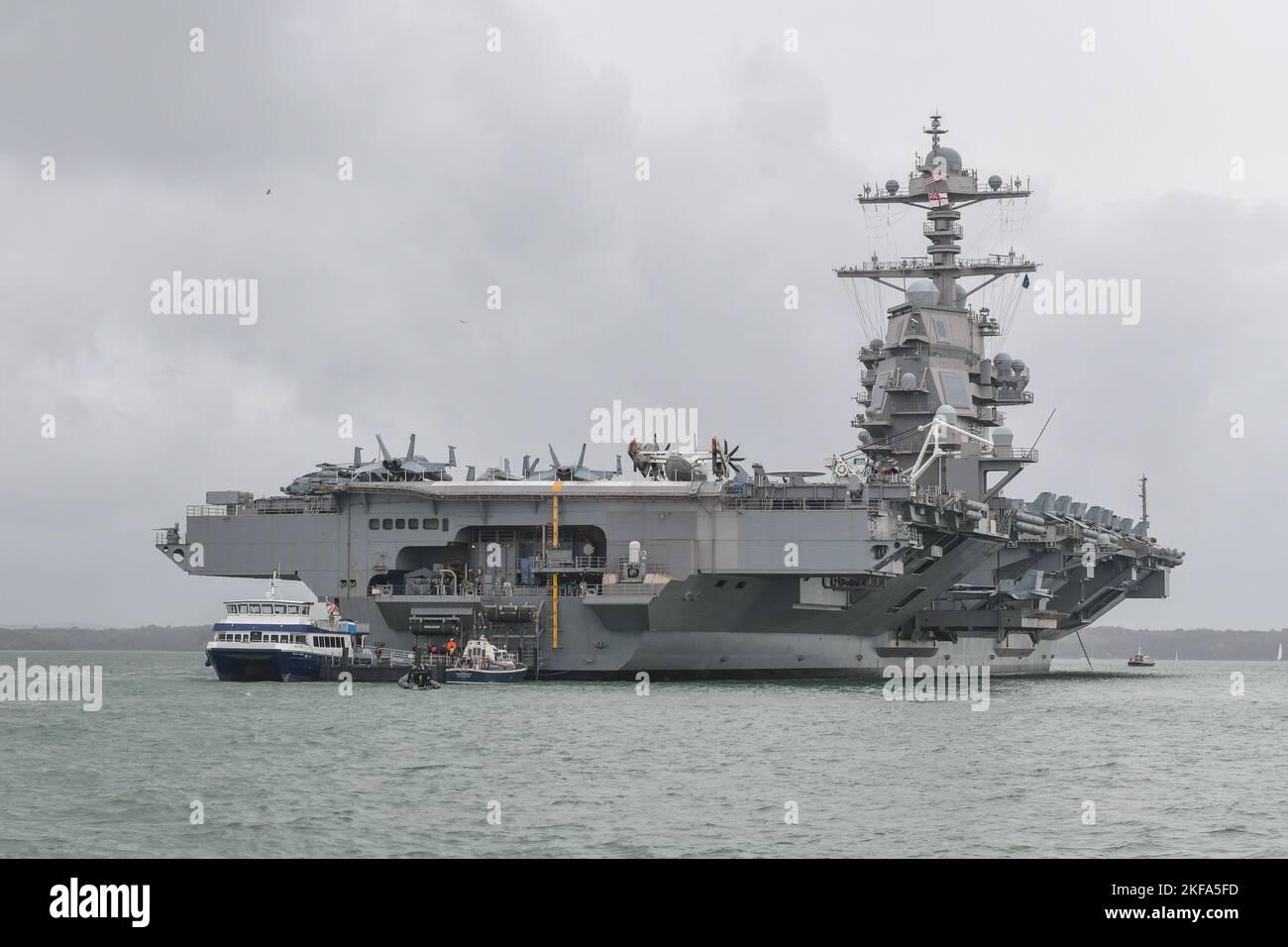 USS GERALD R FORD Stock Photo - Alamy