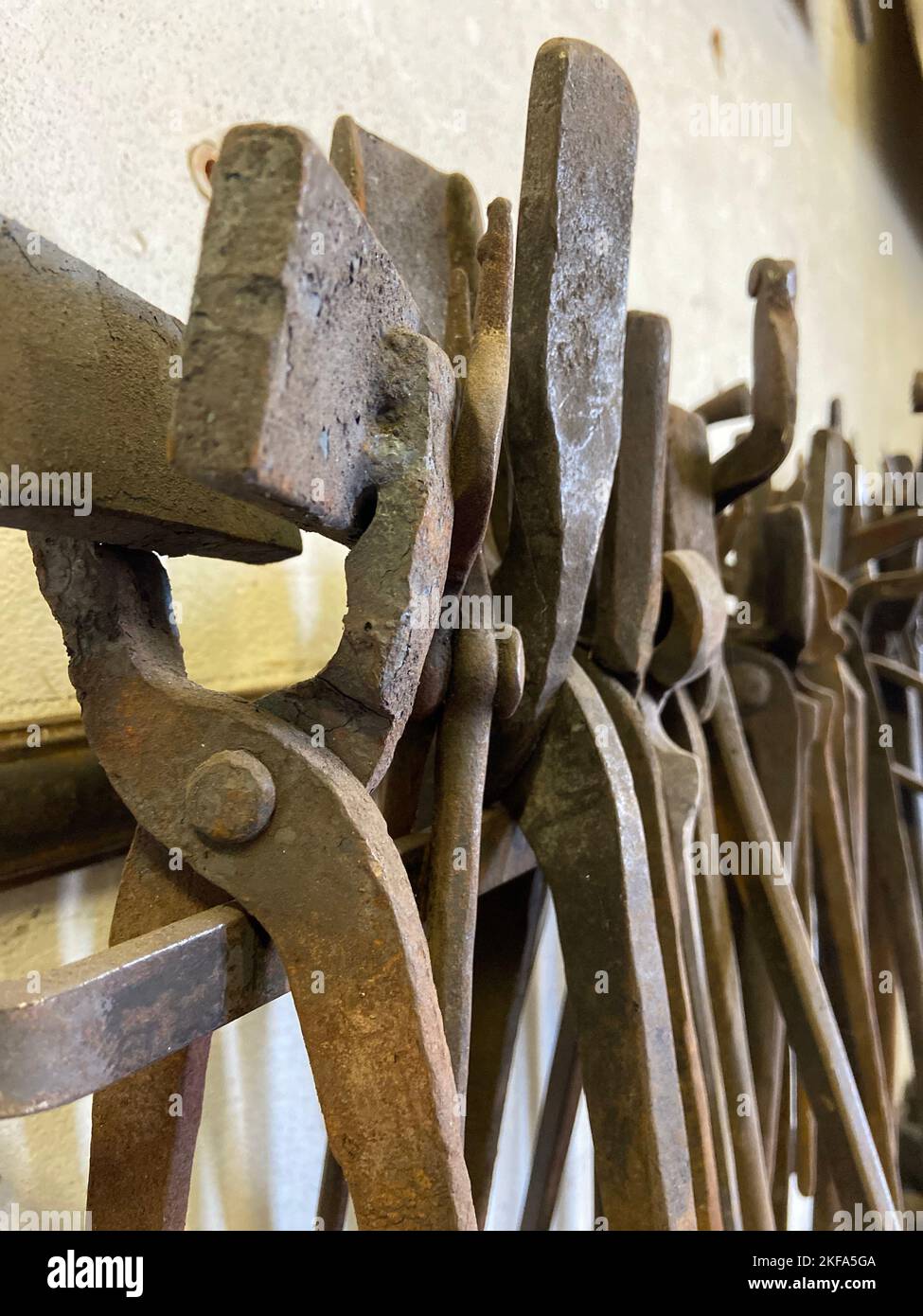 Tools in blacksmiths workshop hi-res stock photography and images - Alamy