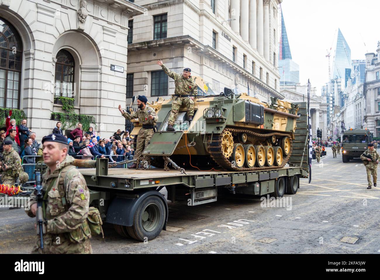 103 BATTALION ROYAL ELECTRICAL & MECHANICAL ENGINEERS at the Lord Mayor ...