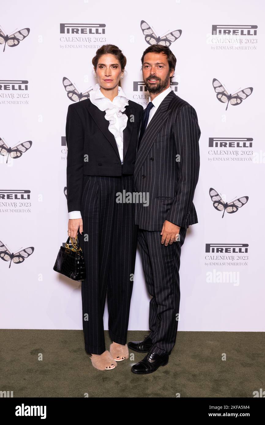 Nicole Moelhausen , Giovanni Tronchetti Provera Pirelli Calendar 2023 Presentation -Love Letters ...