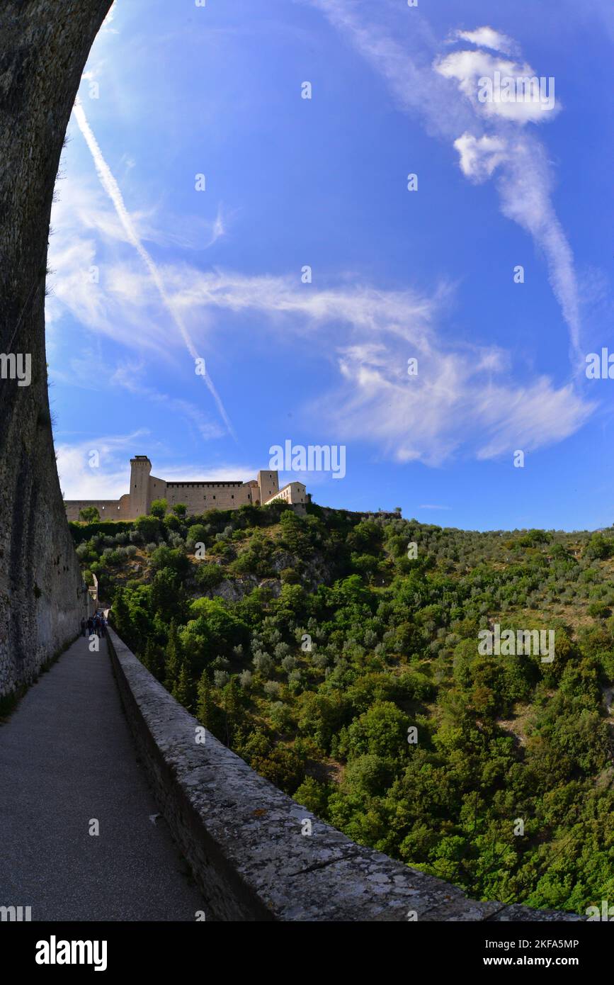 Spoleto (Italy) - The charming medieval village in Umbria region with ...