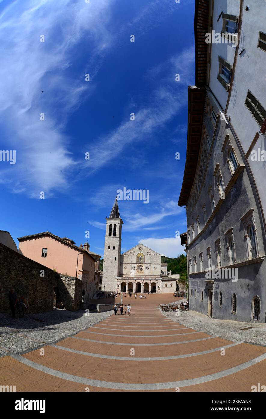 Spoleto (Italy) - The charming medieval village in Umbria region with ...