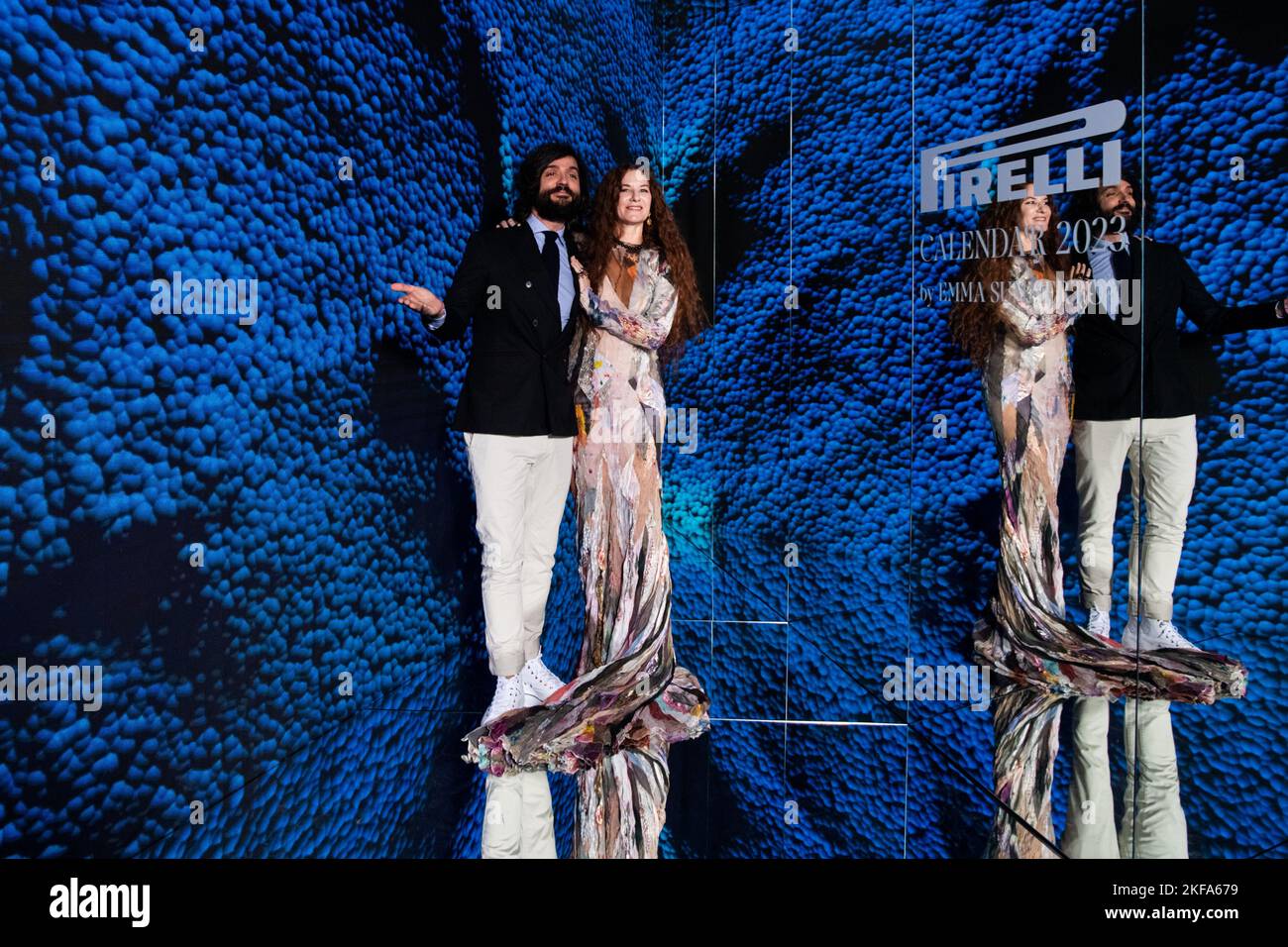 Milan, Italy, 16/11/2022, Carlo Alberto Orecchia , Emma Summerton ...