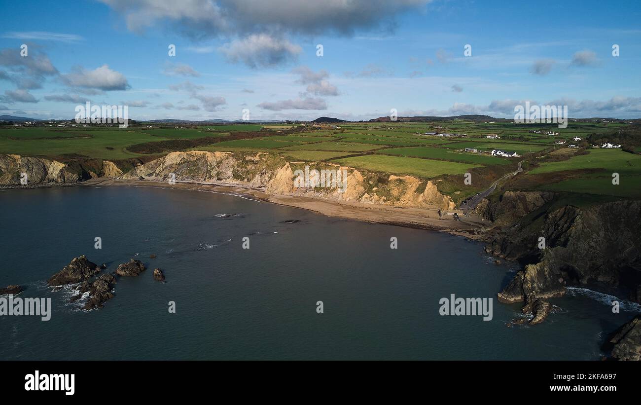 Cooper Coast of Waterford Ireland. Garrarus beach sunset with stunning ...