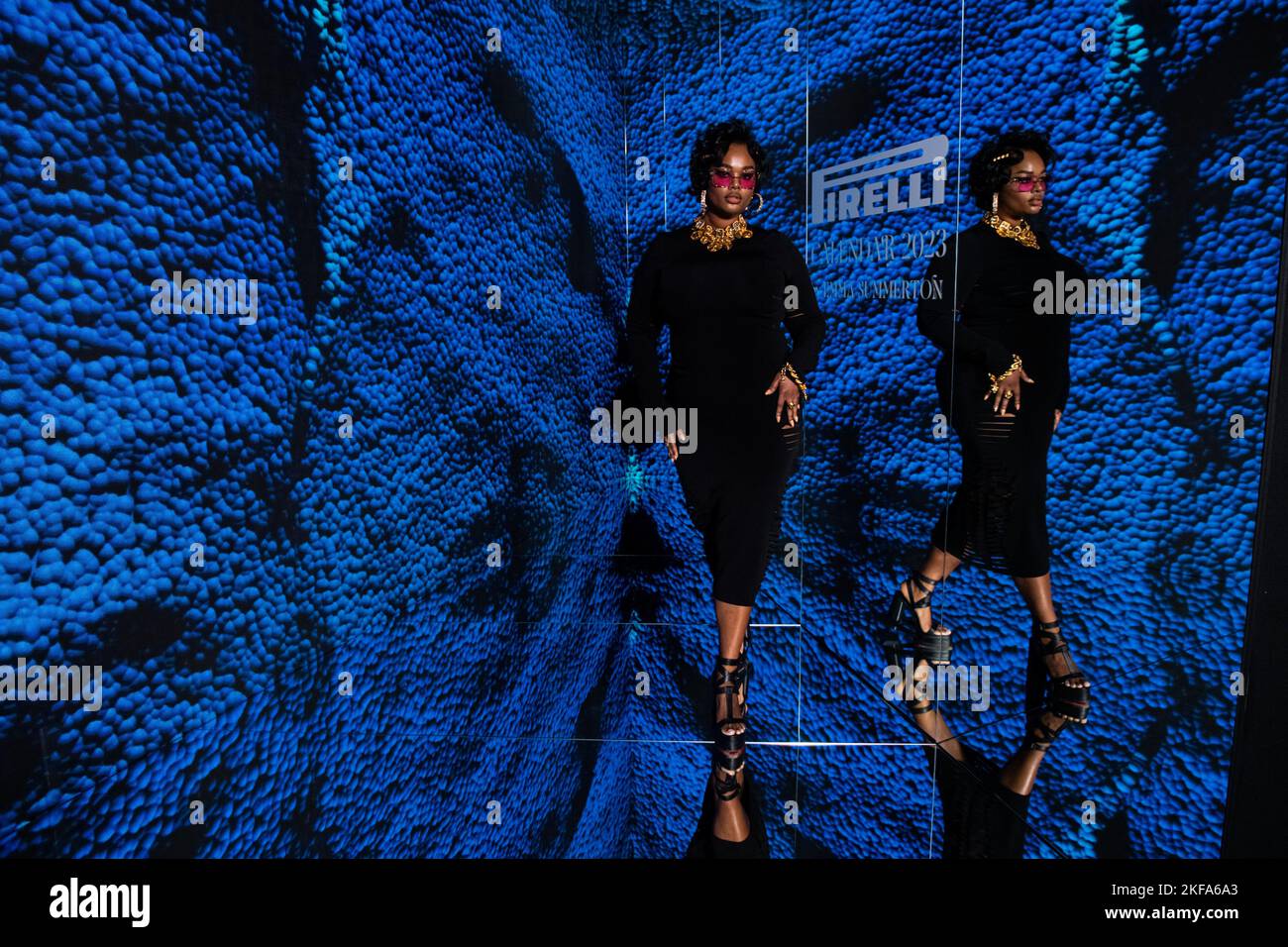 Milan, Italy, 16/11/2022, Precious Lee Pirelli Calendar 2023 ...