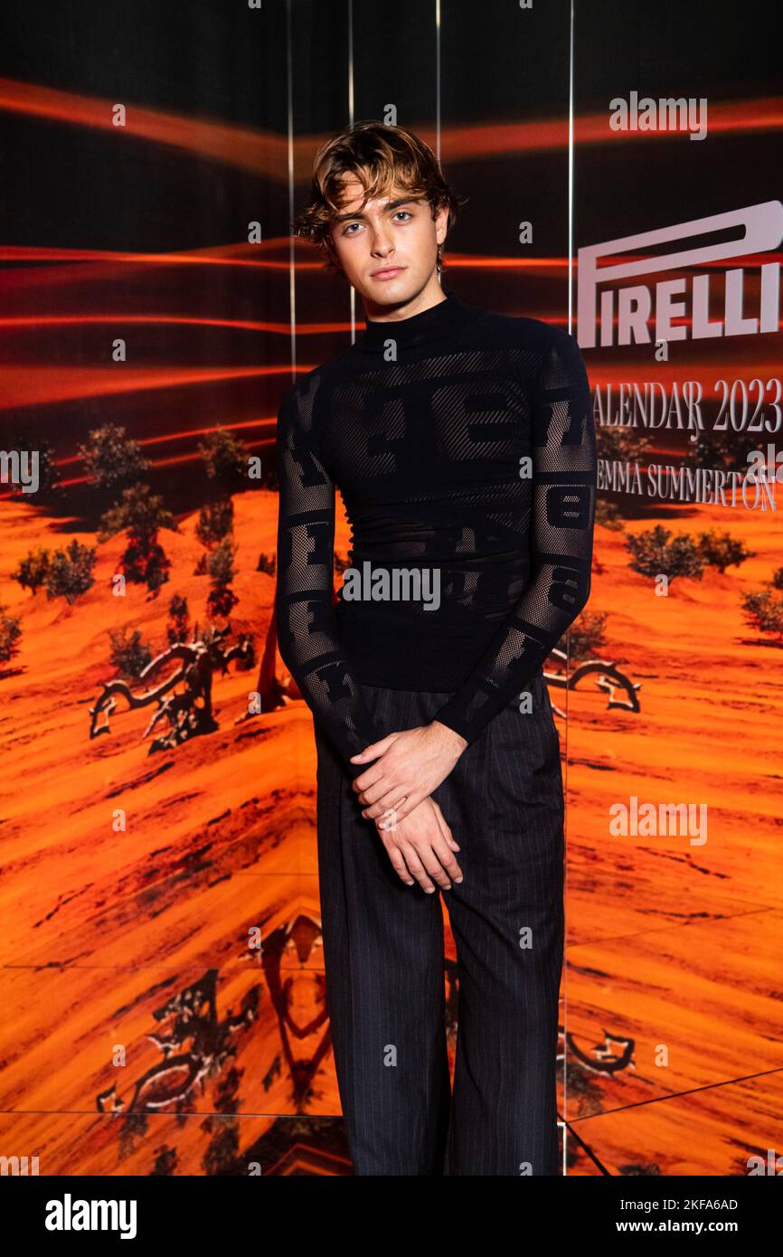 Milan, Italy, 16/11/2022, Ryan Prevedel Pirelli Calendar 2023 ...