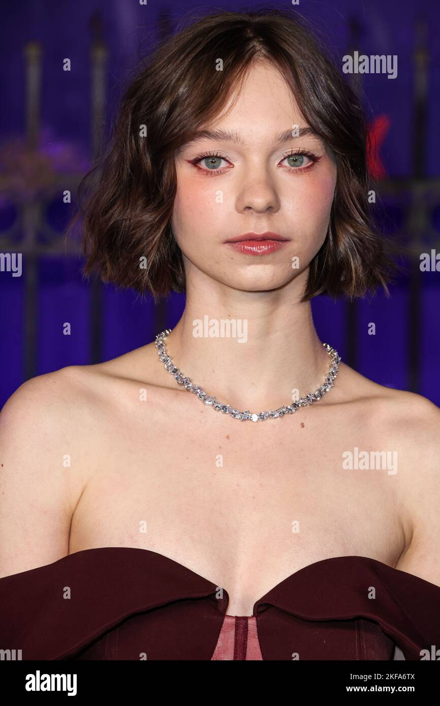 HOLLYWOOD, LOS ANGELES, CALIFORNIA, USA - NOVEMBER 16: American actress ...