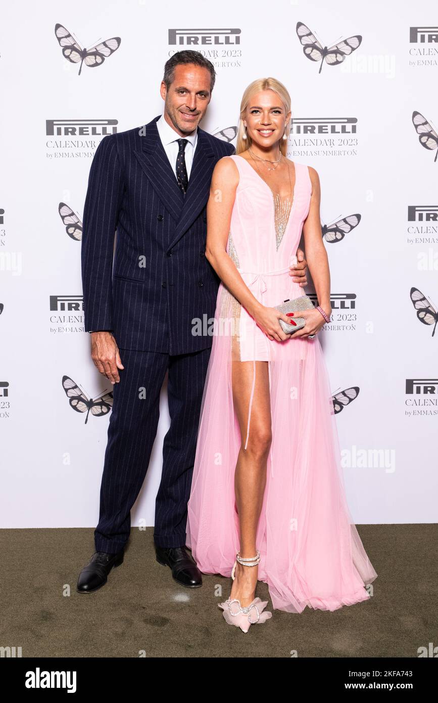 Giovanni Ricotti , Julia Dimitrienko Pirelli Calendar 2023 Presentation ...